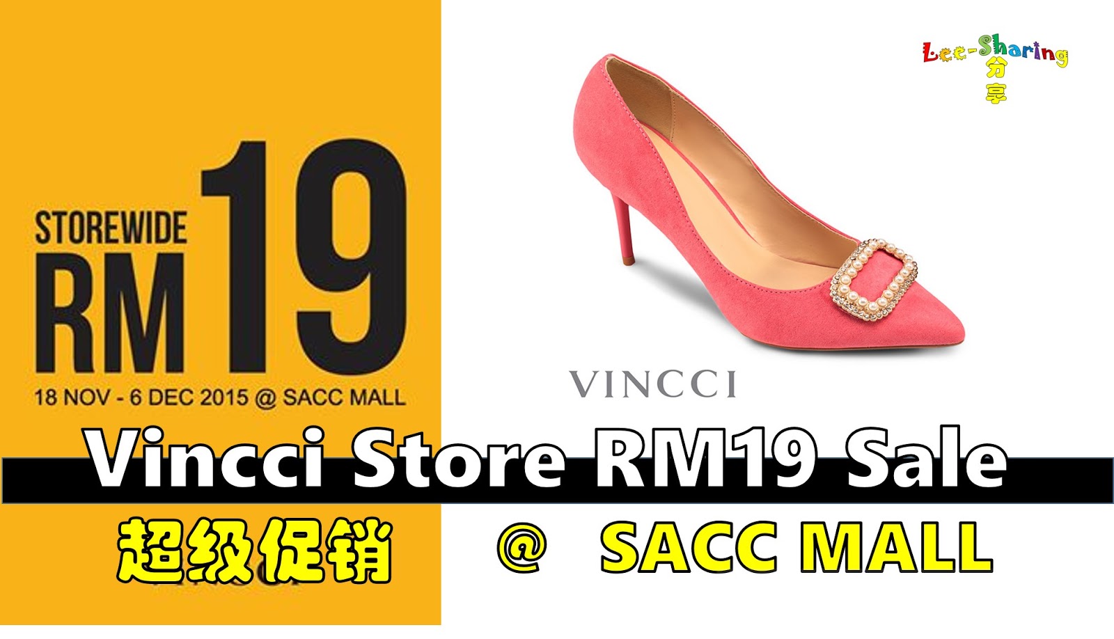 Vincci Store RM19 Sale 超级促销@SACC MALL - Leesharing