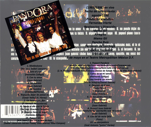 PANDORA: DISCOGRAFÍA