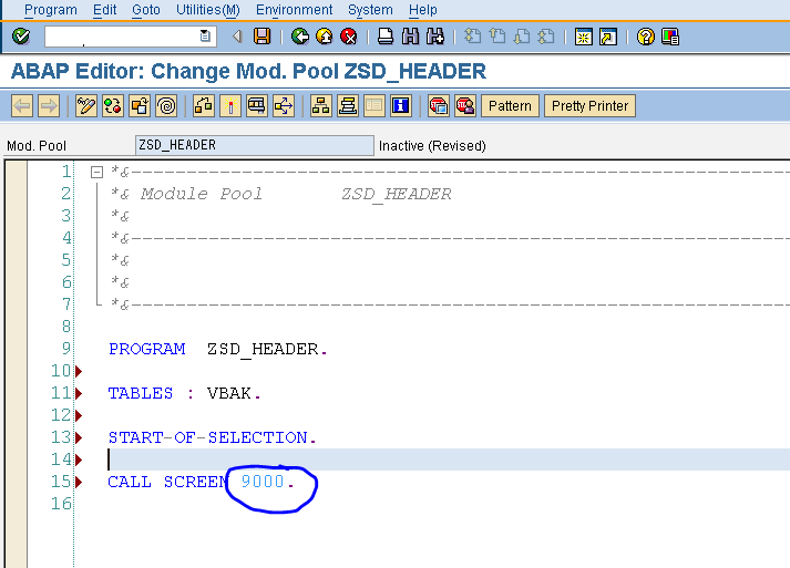 SAP TECH: Module pool programming using SE38