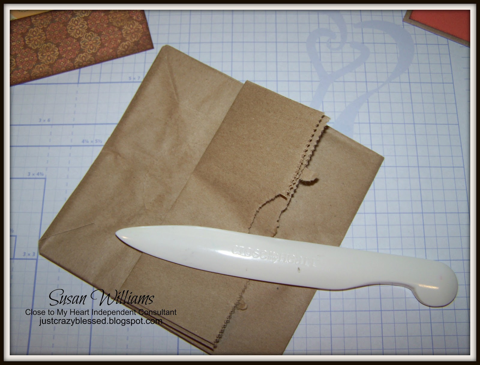 Just Crazy Blessed : Paper Bag Pocket Tutorial