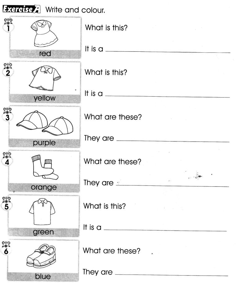 KSSR English Year 1: Exercise