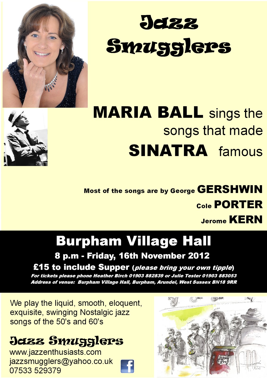 Jazz Smugglers Masters workshop : NEXT JAZZ SMUGGLERS GIG. MARIA SINGS ...