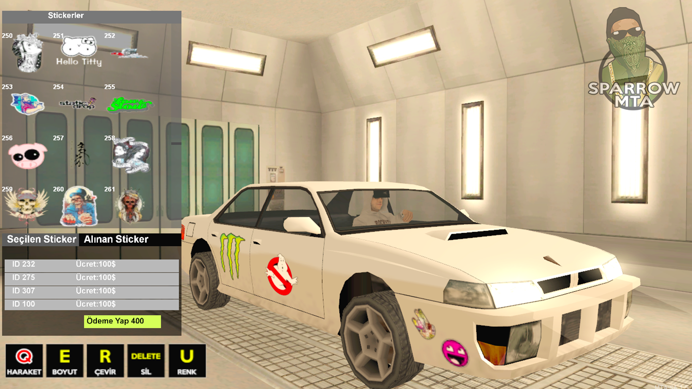 MTA SA Sticker Sistemi Scripti