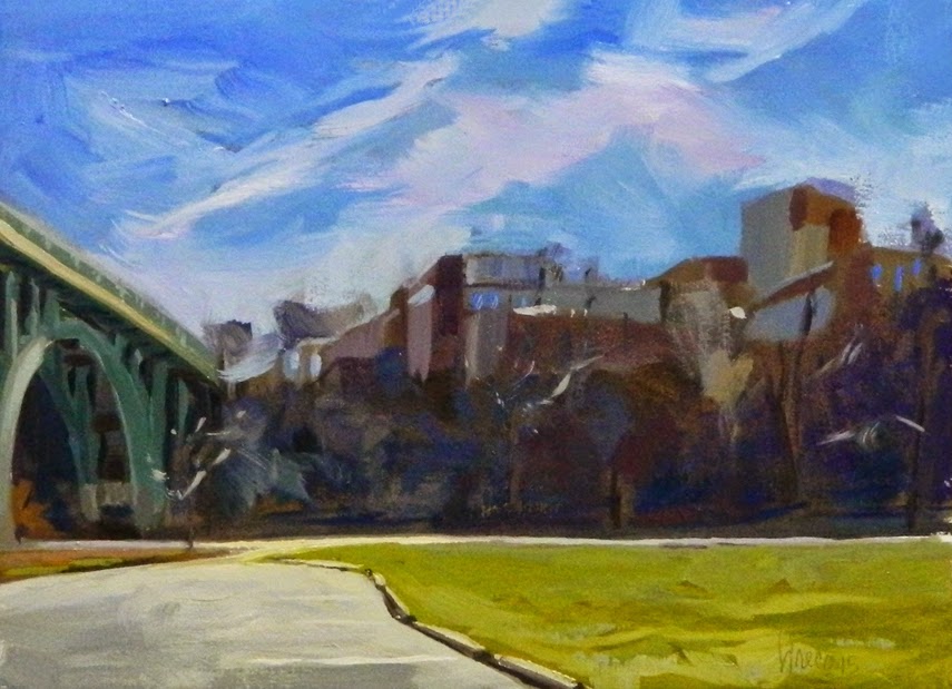 Christopher Greco: "Fairview Hospital From The Metro Park ...