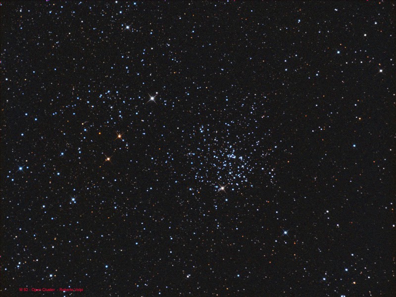 IL MIO SPAZIO: M52 - Open Cluster (Cassiopeia)