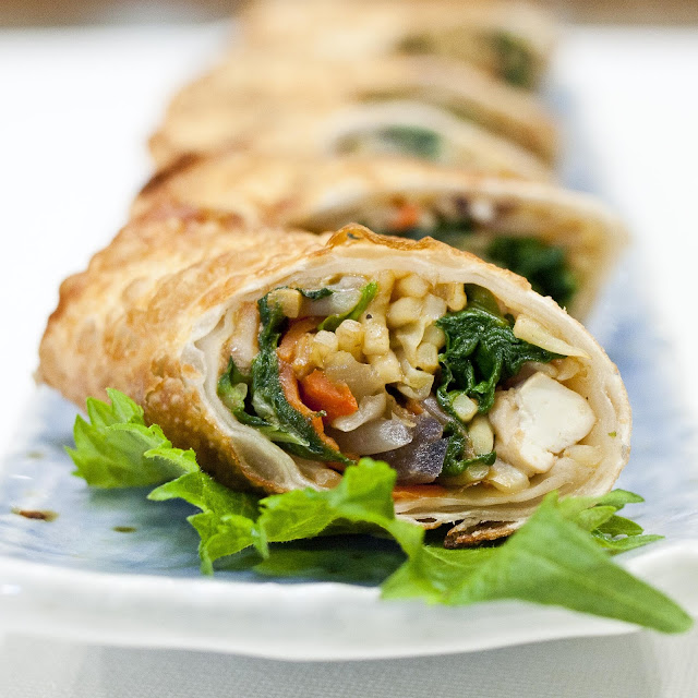 FOODjimoto: Yakisoba Egg Rolls