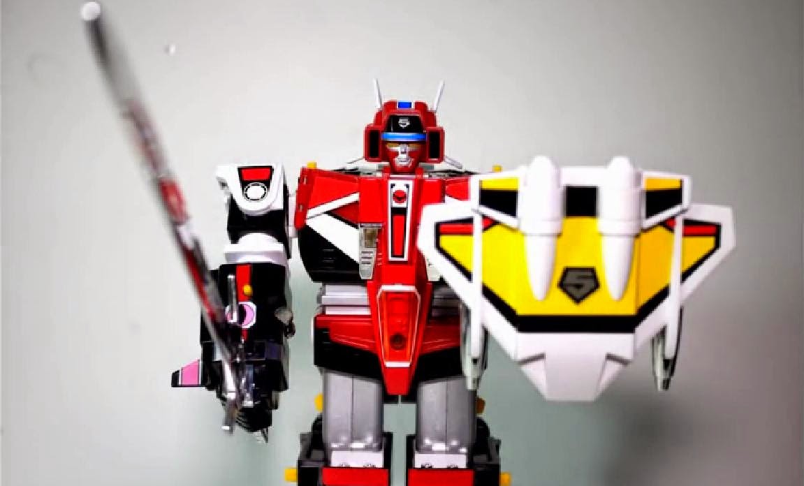 Retro Sentai Mecha Review: Hikari Sentai Maskman DX Great Five Review ...