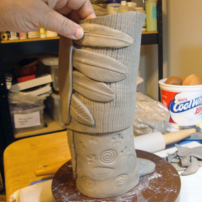 Denise Loves Art: Handbuilt Clay Sculpture Work In Progress