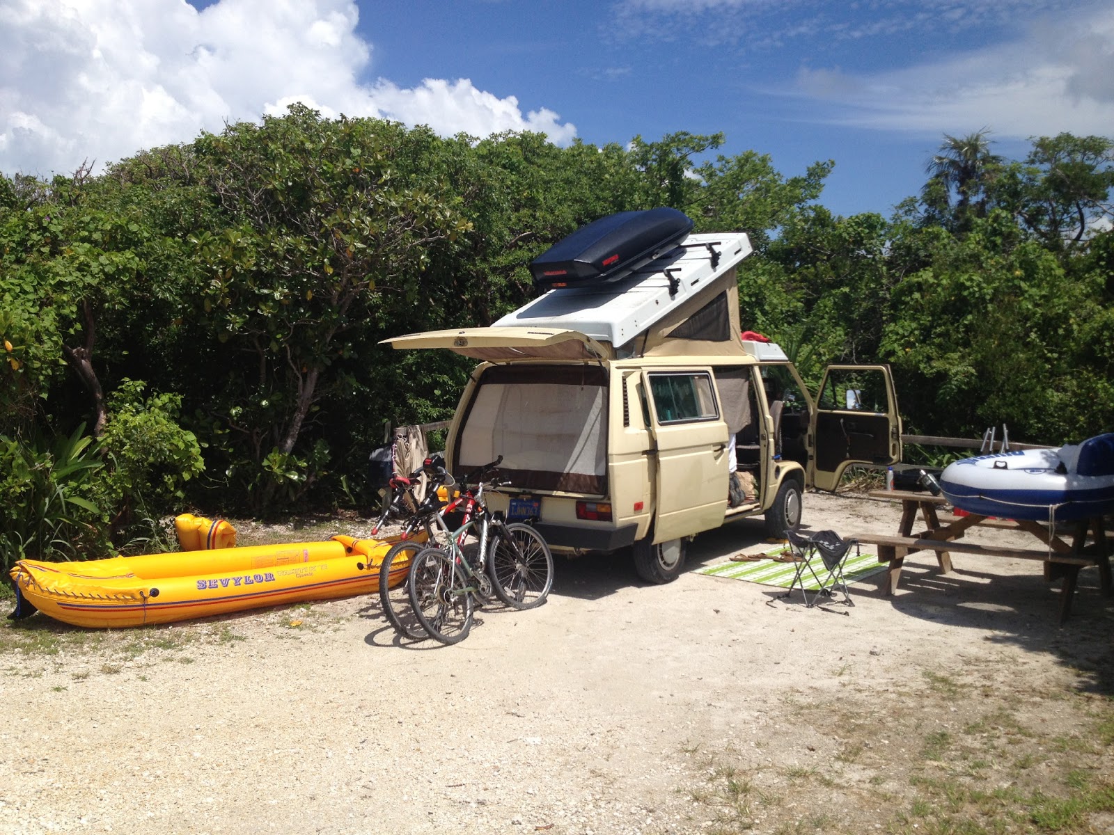 Yellow Vanagon: Camping in the Florida Keys!