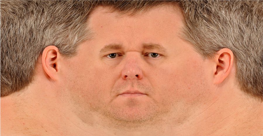 Flares into Darkness: Slit scan portraits