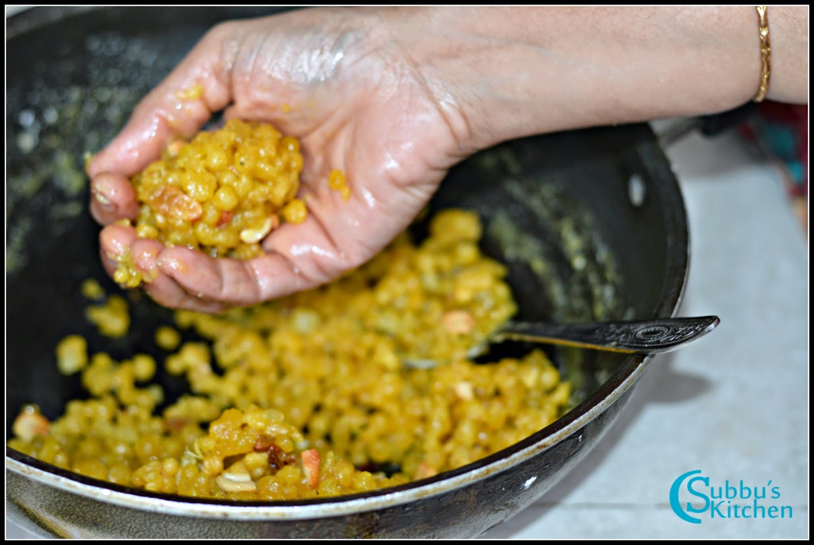 Laddu Recipe | Boondi Ladoo Recipe - Subbus Kitchen
