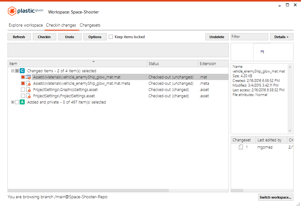 Plastic Scm Blog Unity3d Version Control Plugin Improvements