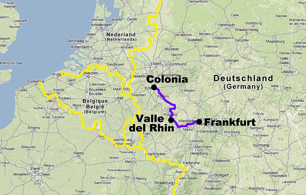 Frankfurt, Castillos del Rhin y Colonia - Hoja de Rutas - Blog de ...