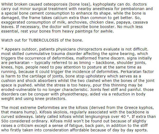 Bone harm reasons body Slouch - ~~mesothelioma6web~~