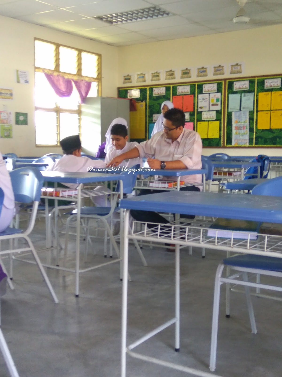 Moon punyer blog: Hari ambil report card