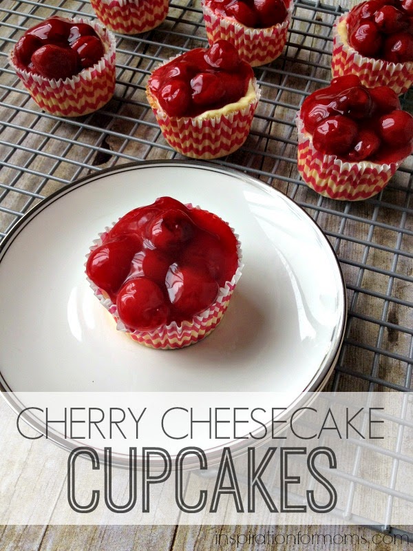 Cherry Cheesecake Cupcakes