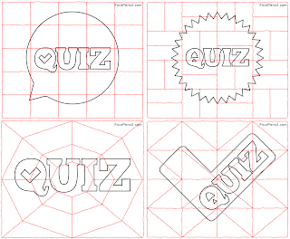 Four grid: Free printable Quiz grid line drawing worksheet/activity for ...