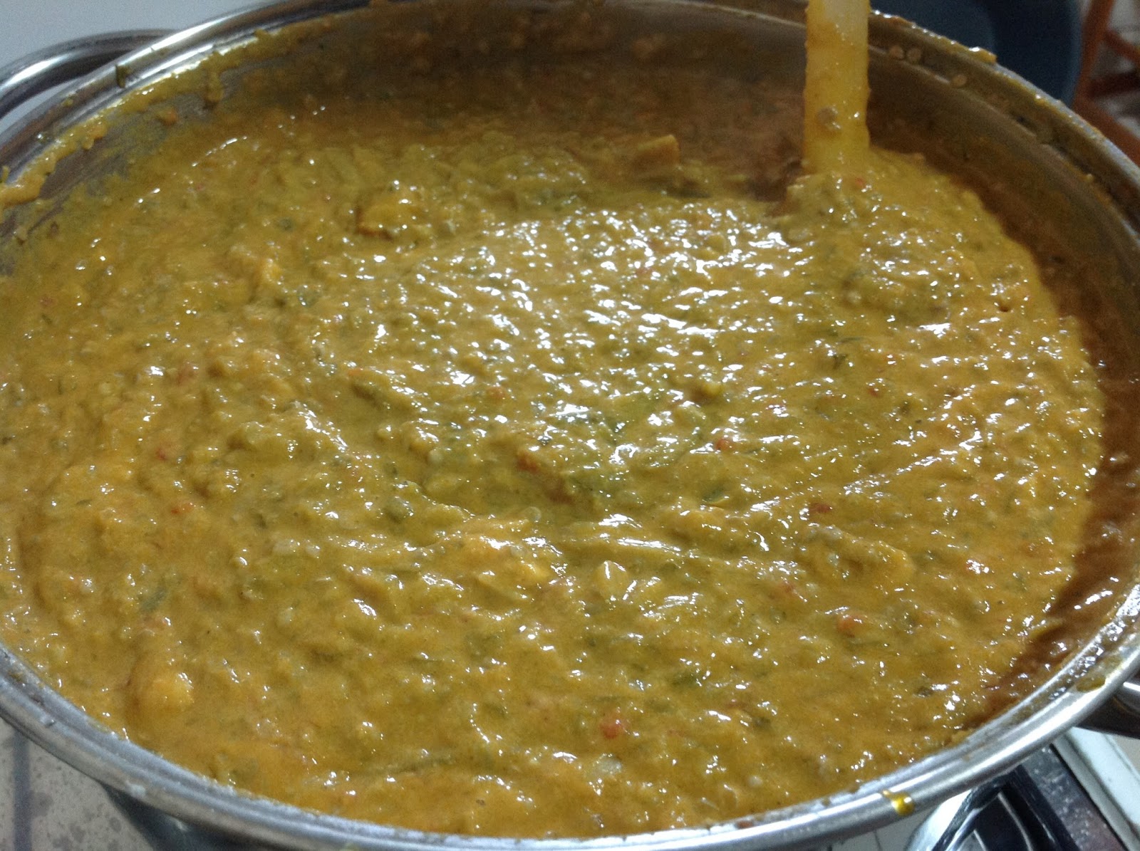 nadaGourmet: Caruru de camarão, sem camarão! Uma delícia!