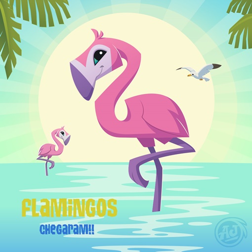 Animal Jam | Play Wild | Ondas do Animal Jam: FLAMINGOS chegaram!