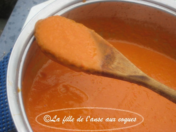 La fille de l'anse aux coques: SAUCE TOMATE AUX POIVRONS ROUGES