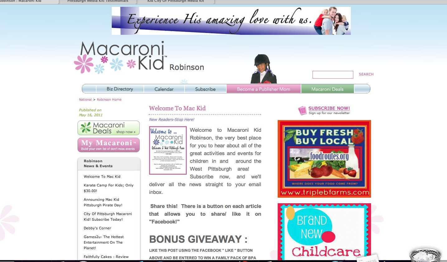 Macaroni Kid of Pittsburgh LLC Media Kit: What IS Macaroni Kid.