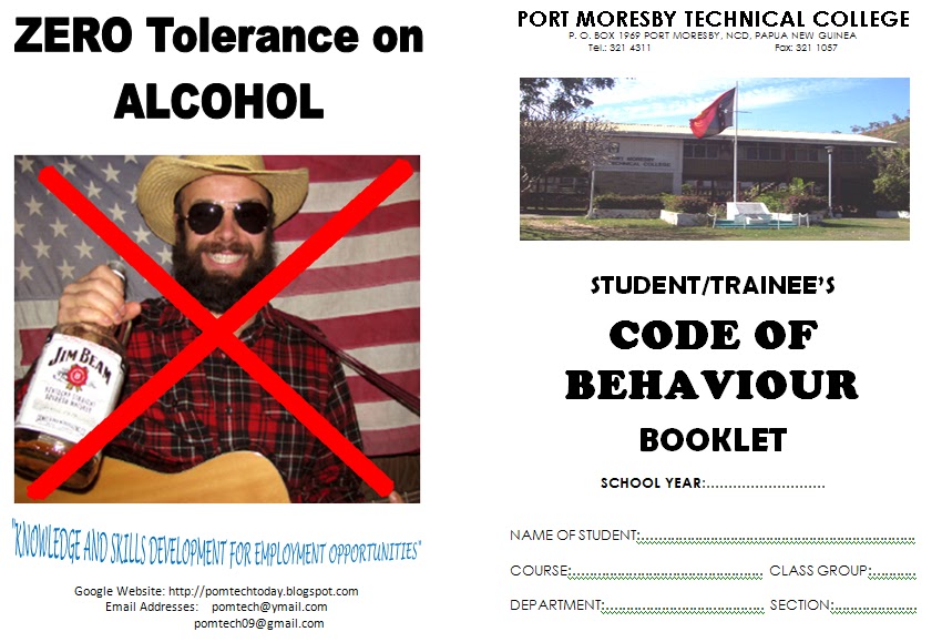 POMTECHTODAY: STUDENT'S CODE OF BEHAVIOUR