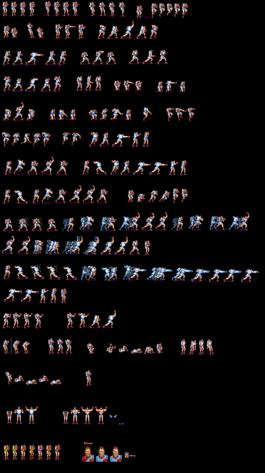 Mundo de los Sprites: Sprite Super Street Fighter ll versión Super ...