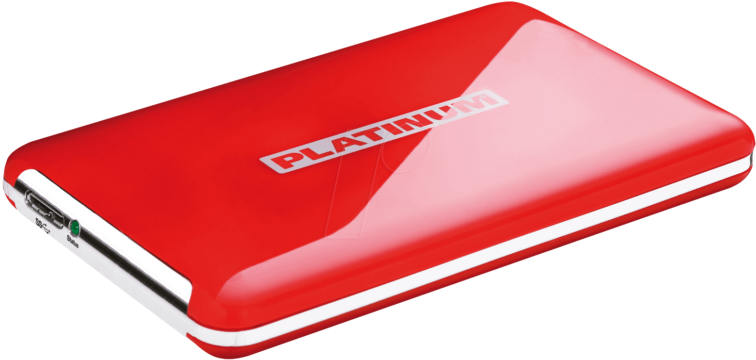 Okobe.co.uk: Platinum 103101 Red External Hard Drive 2.5 320GB USB 2.0 ...