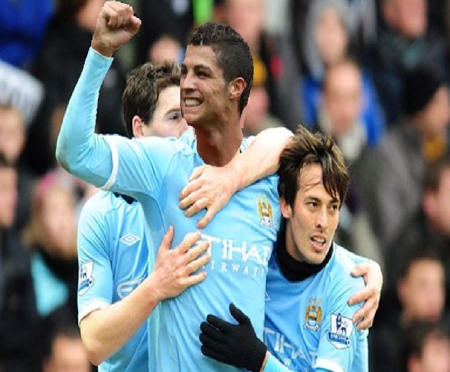 CRISTIANO RONALDO FOTOMONTAGGI: Cristiano Ronaldo Manchester City