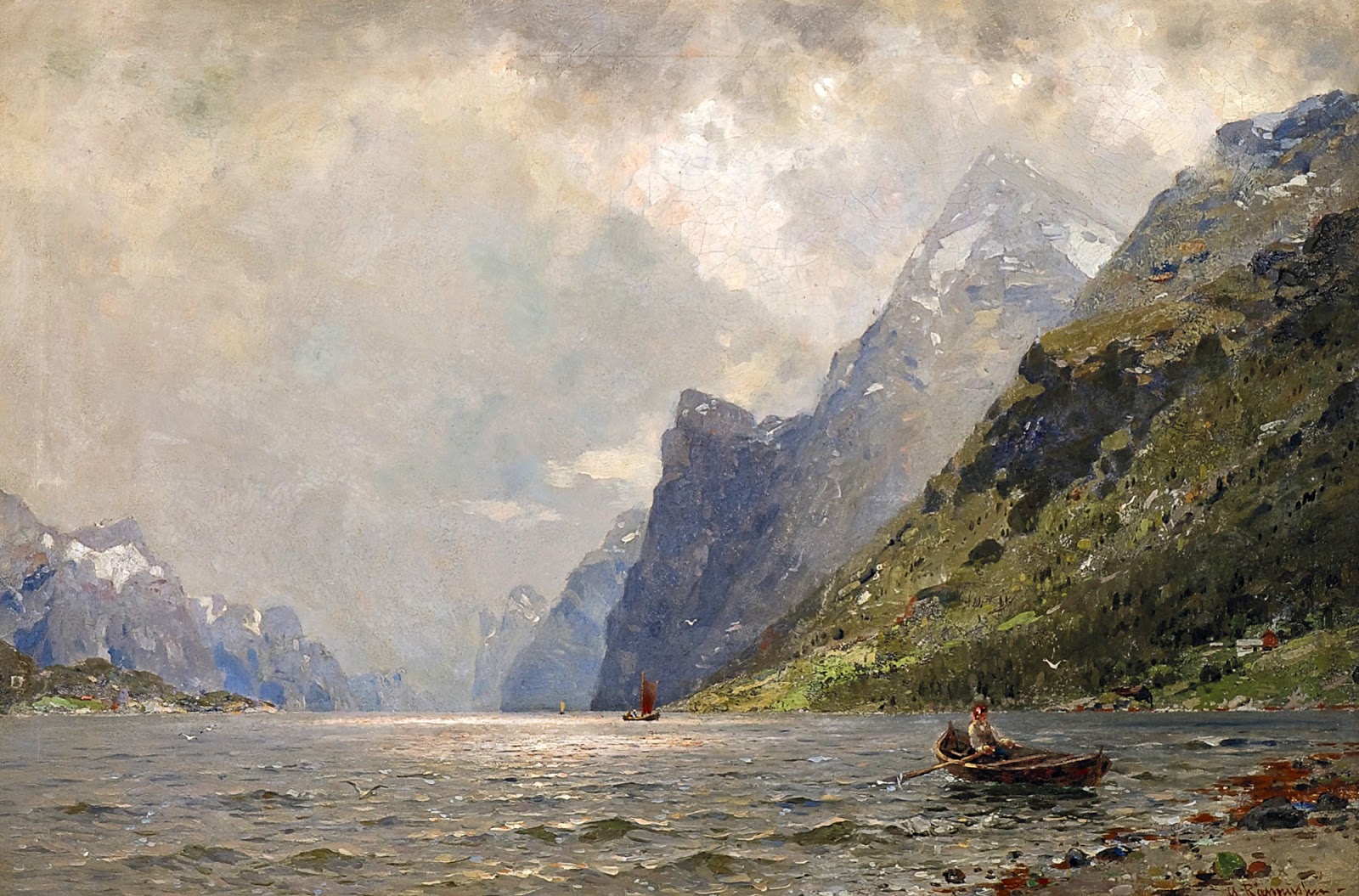 Georg Anton Rasmussen | Seascape painter | Tutt'Art@ | Pittura ...