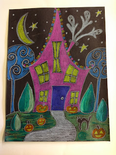 Art Sub Lessons: Halloween Art Lesson Plans for Elementary