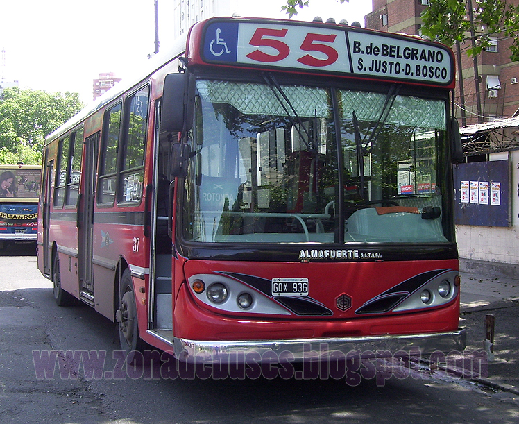 Colectibus - Zona de Buses: LINEA 55