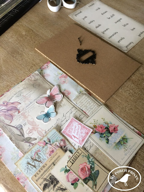 My Porch Prints: Layered Junk Journal Cover Tutorial