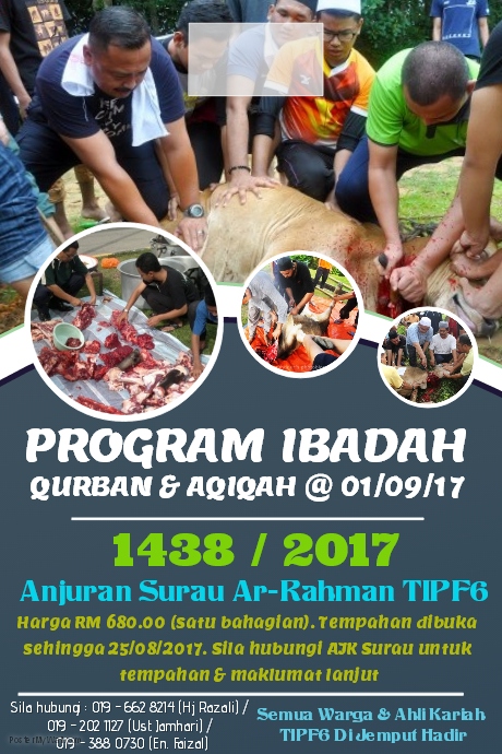 TAMAN IMPIAN PUTRA FASA 6, BANGI SELANGOR: PROGRAM IBADAH KORBAN SURAU ...