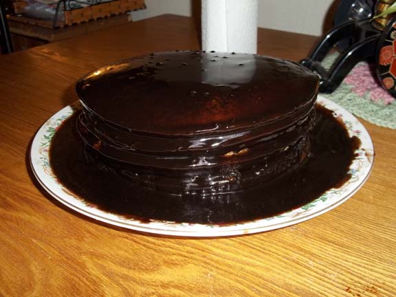 Tutu Grannie's cooking and baking Recipes: Opel's chocolate Stack Cake
