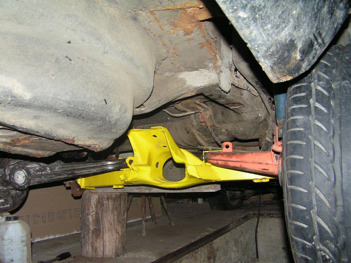 My BMW E21 M20B27 Turbo: at the beginning... Subframe and differential...