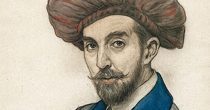 Men portraits : Agathon Karl Theodor Fabergé (1876-1951) - Self-Portrait