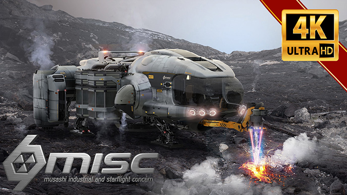 Star Citizen - MISC Prospector Ship [4K] Wallpaper Engine