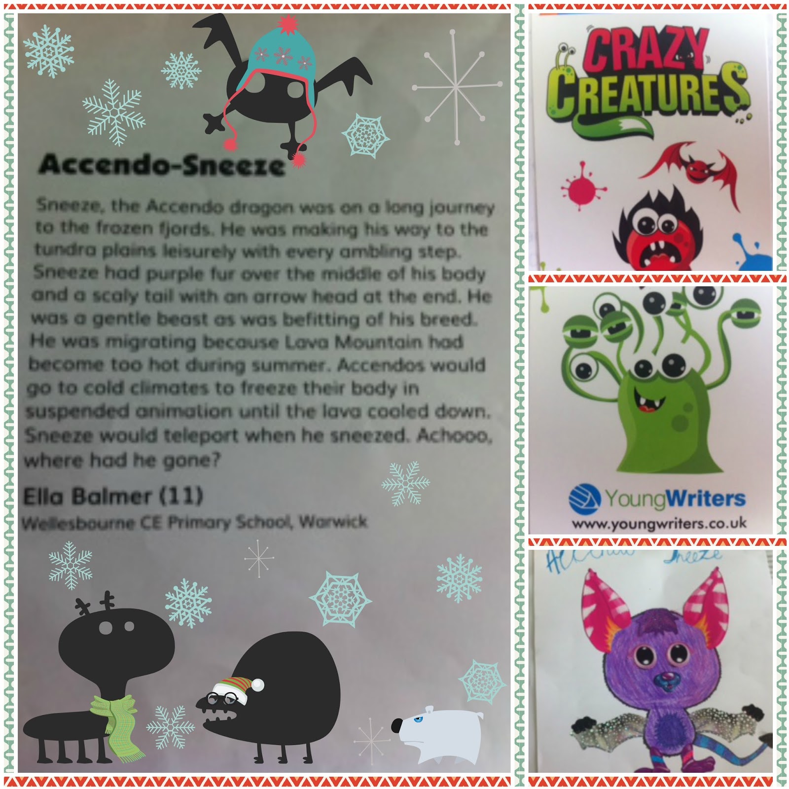 YOUNG WRITERS 2017 - CRAZY CREATURES!