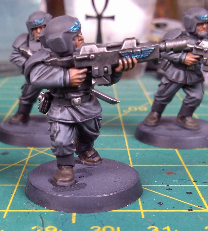 How to Lose at 40k: Imperial Guard Cadian Shock Troops Completed