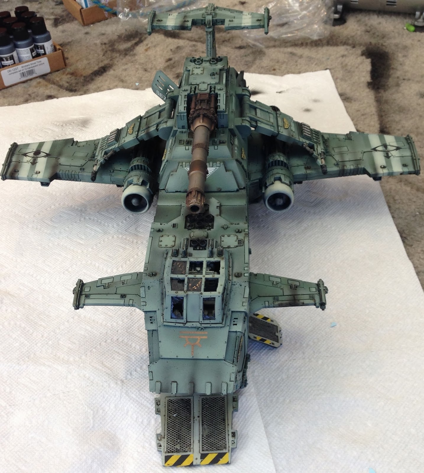 40k Hobby Blog: Sons Of Horus Thunderhawk WIP