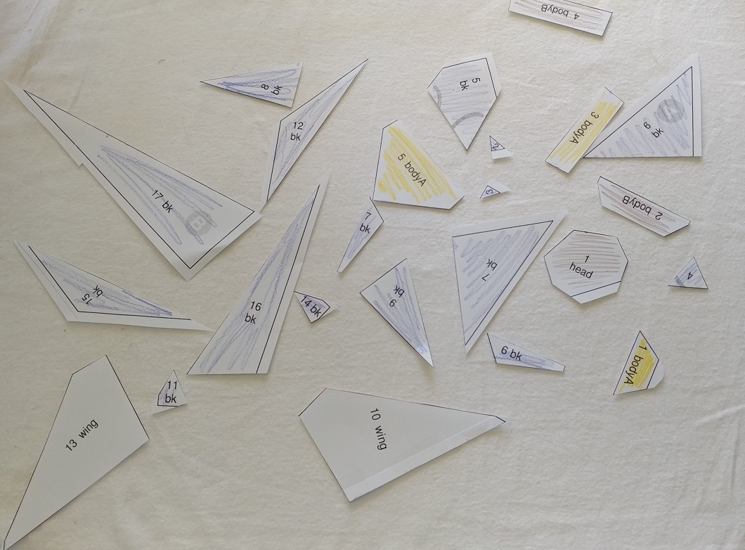 The Life of Riley: Gridster Bee: Paper Pieced Honey Bee Block Instructions