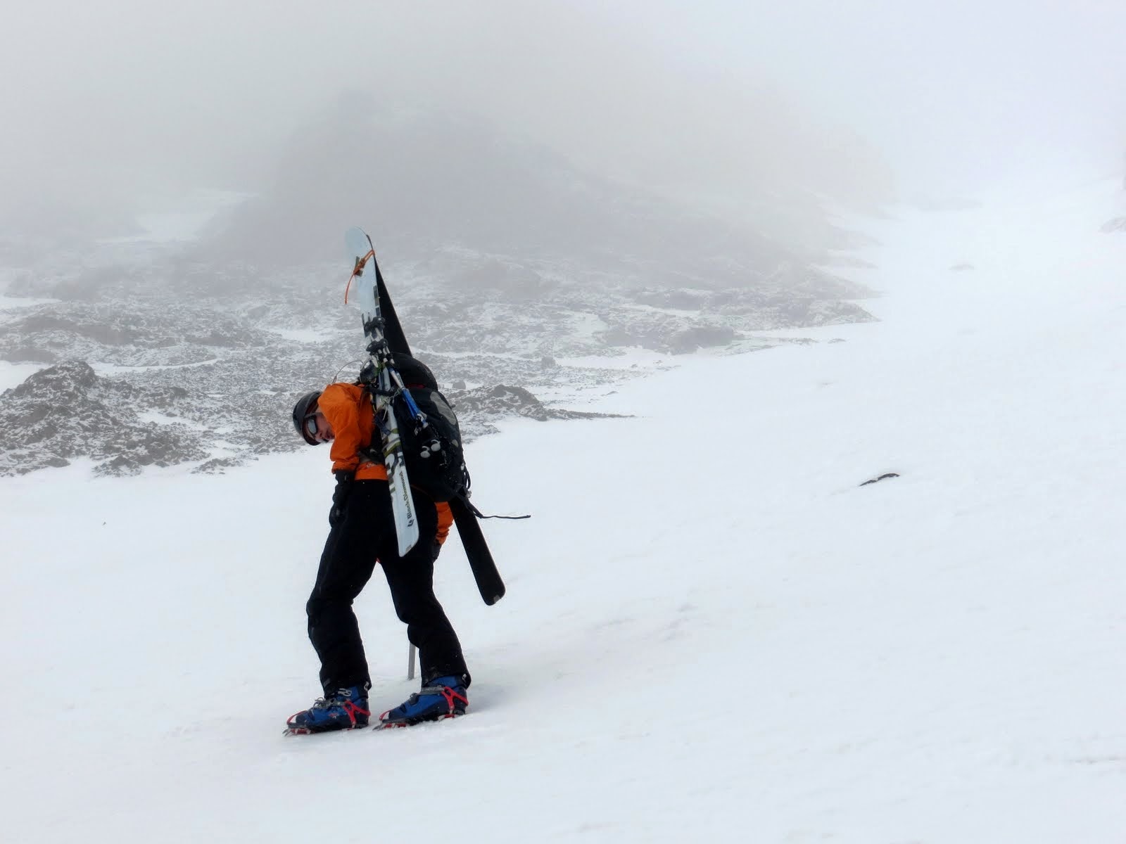 Fadgen's Adventures: Lost River Peak Super Gully Ski!