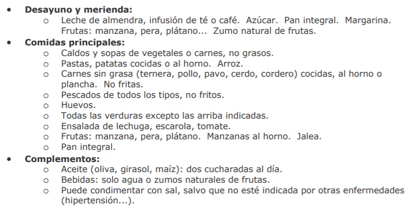 SALUD Y NUTRICIÓN: DIETA Y CONSEJOS PARA EL SÍNDROME DE COLON IRRITABLE