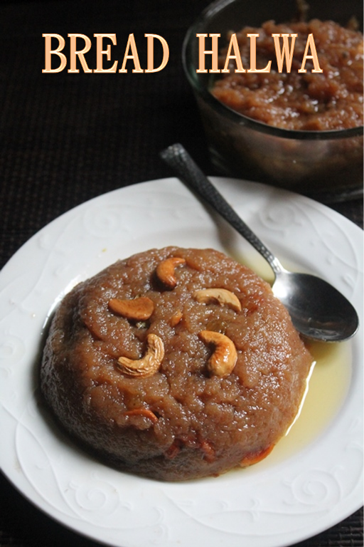Easy Bread Halwa Recipe