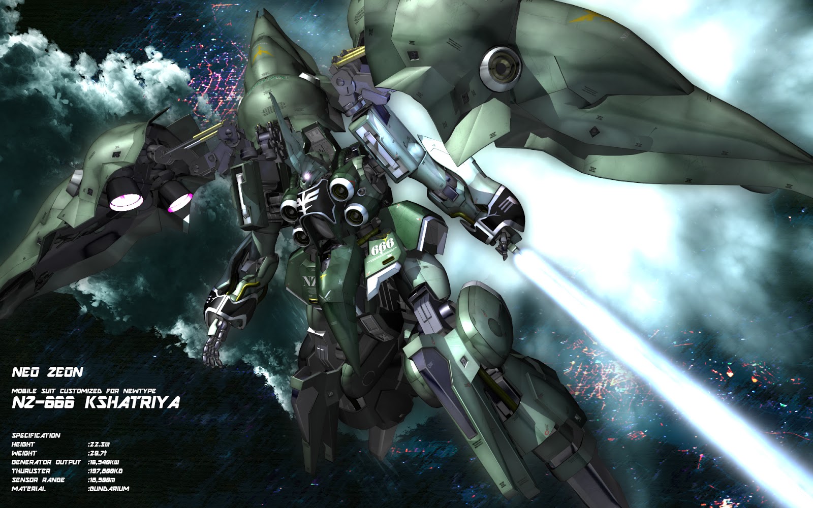 NZ-666 Kshatriya wallpaper images - Gundam Kits Collection News and Reviews