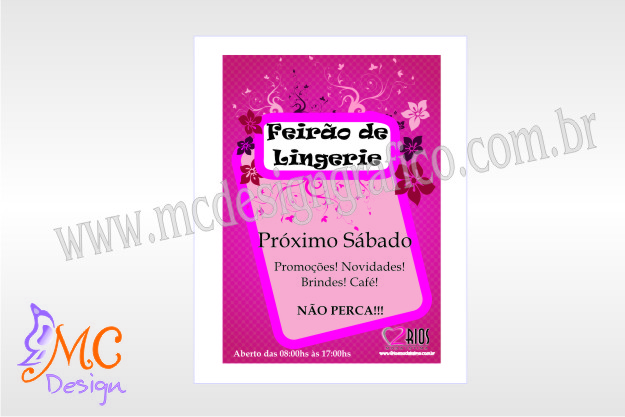 Claudia Lousão - Designer Gráfico: 2 Rios Moda Íntima - Cartazes