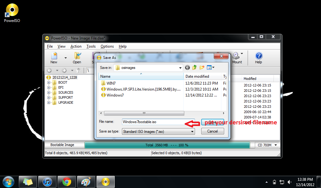 How To Create Windows 7 Bootable Image From Installation Files ...