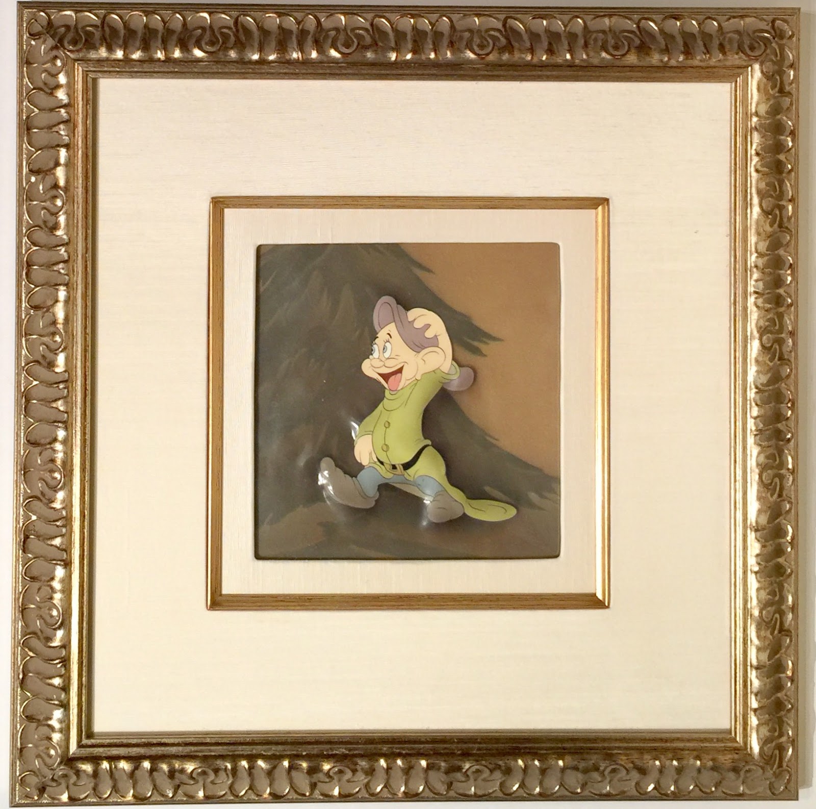 Animation Collection: Original Production Animation Cel of Dopey Set On ...