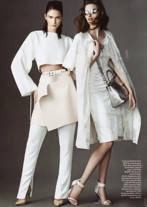 Katia Selinger & Maria Flávia Magazine Photoshoot For Elle Brasil ...